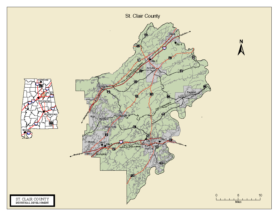 Maps of St. Clair County